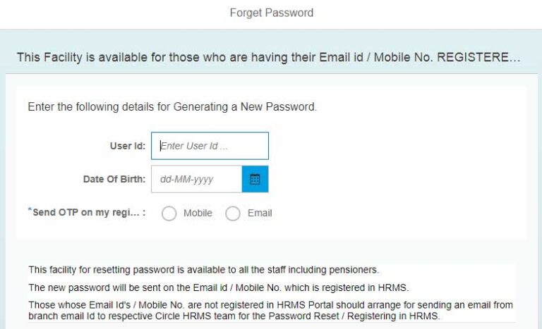 HRMS SBI Portal 2021 | Download Pay Slips & Transaction History | SBI ...