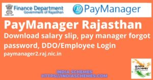 PayManager Rajasthan 2021 | Download Salary Slip | DDO/Employee Login ...