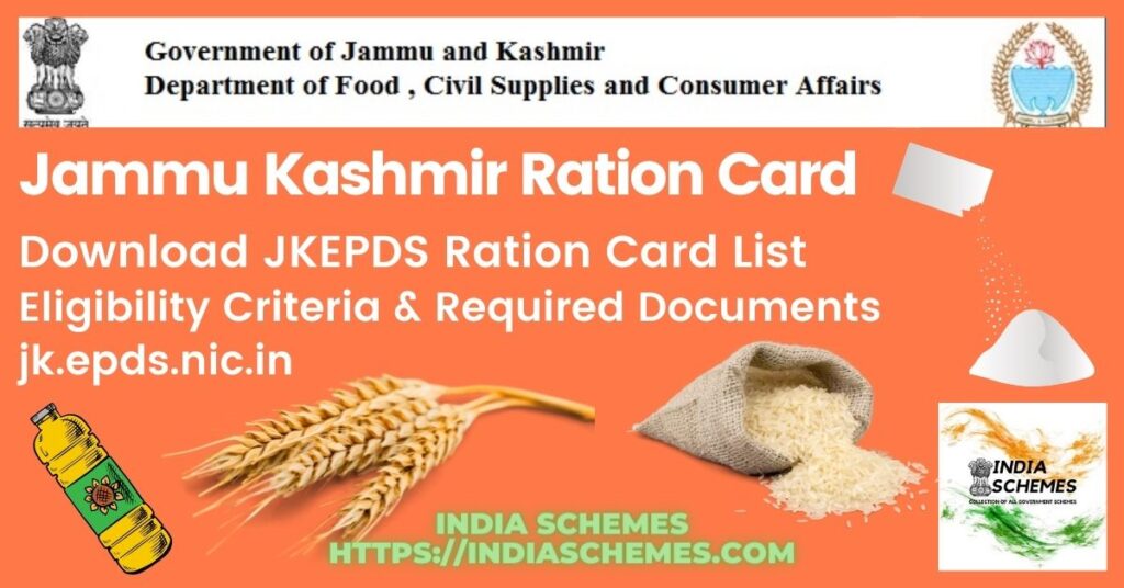 Download JKepds Jammu Kashmir Ration Card 2024 | Easy Way To Download ...